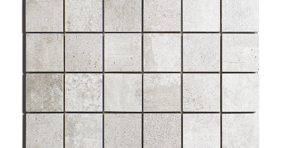 Ecocrete Aqua 2" Square Matte Porcelain Mosaic | Tilemart