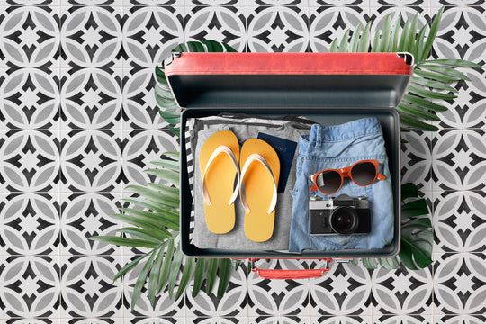 Frame 15 Star B&W 6X6 Matte Porcelain – Tilemart