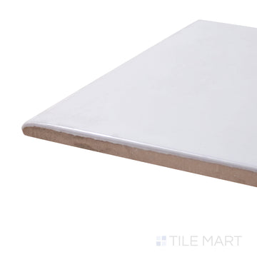 Sanitary Cove Base White 6X6 Glossy Ceramic | Tilemart