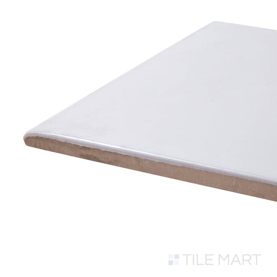 Sanitary Cove Base White 6X6 Glossy Ceramic | Tilemart