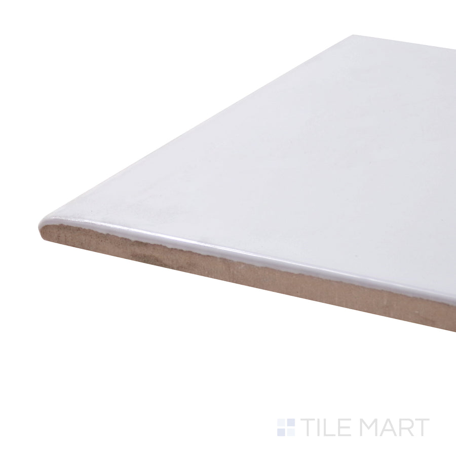 Sanitary Cove Base White 6X6 Glossy Ceramic | Tilemart