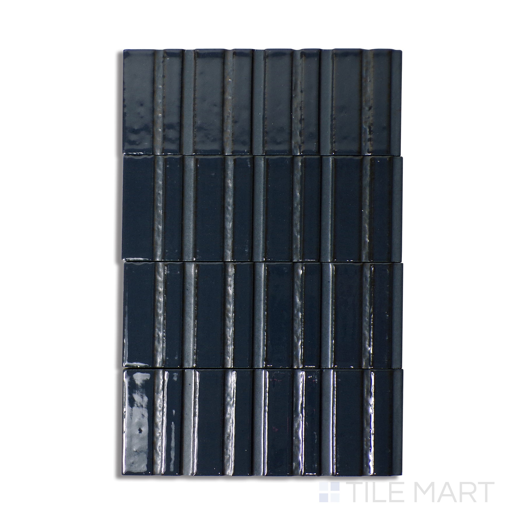 Glace 3X8 Blu Notte Glossy – Tilemart