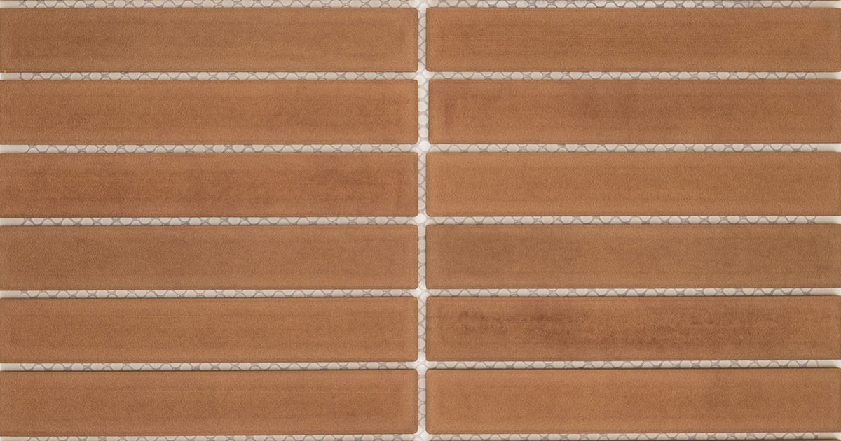 Amuri Cotto 1X6 Grid Matte Porcelain Mosaic | Tilemart