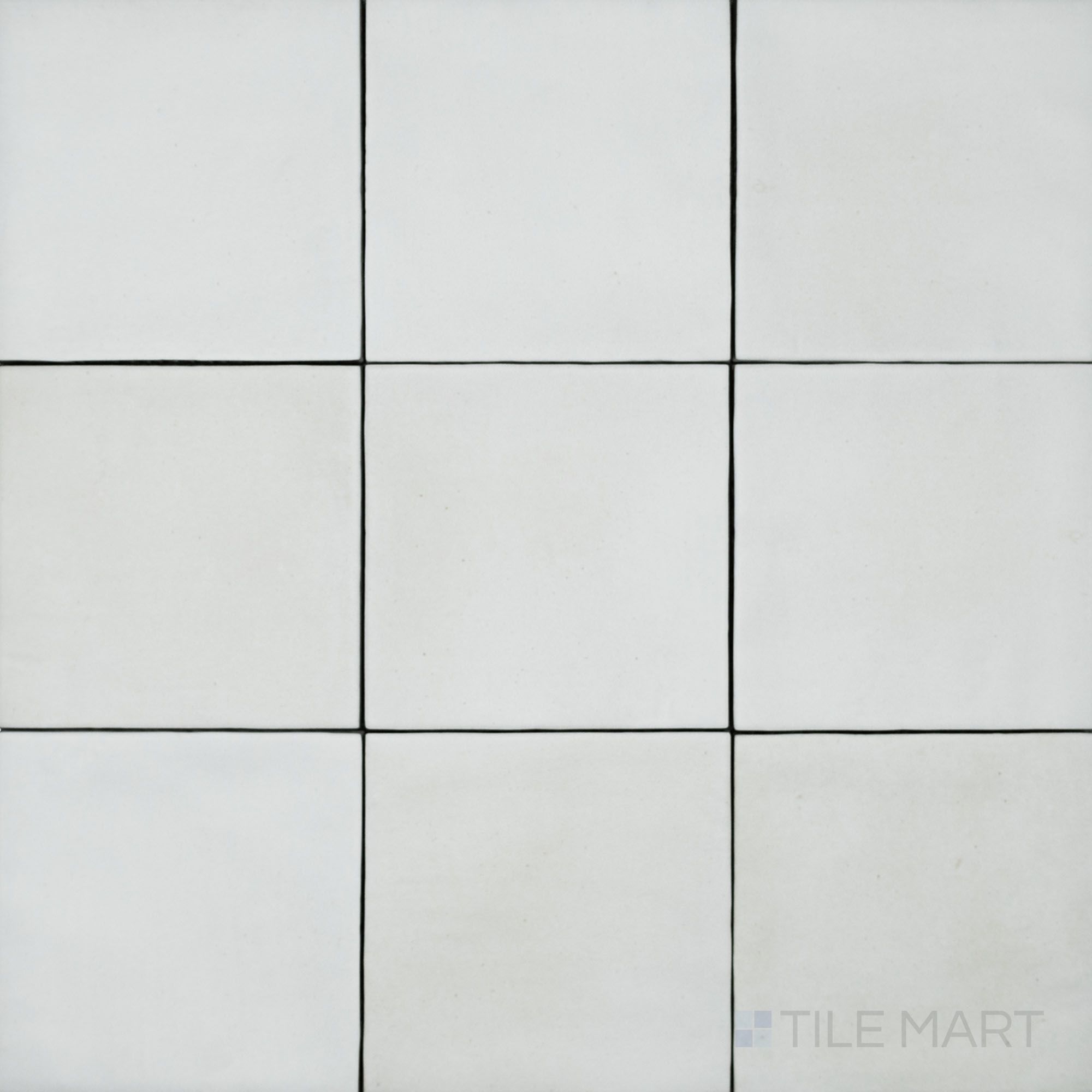 Celine White 4X4 Matte Glazed Porcelain | Tilemart