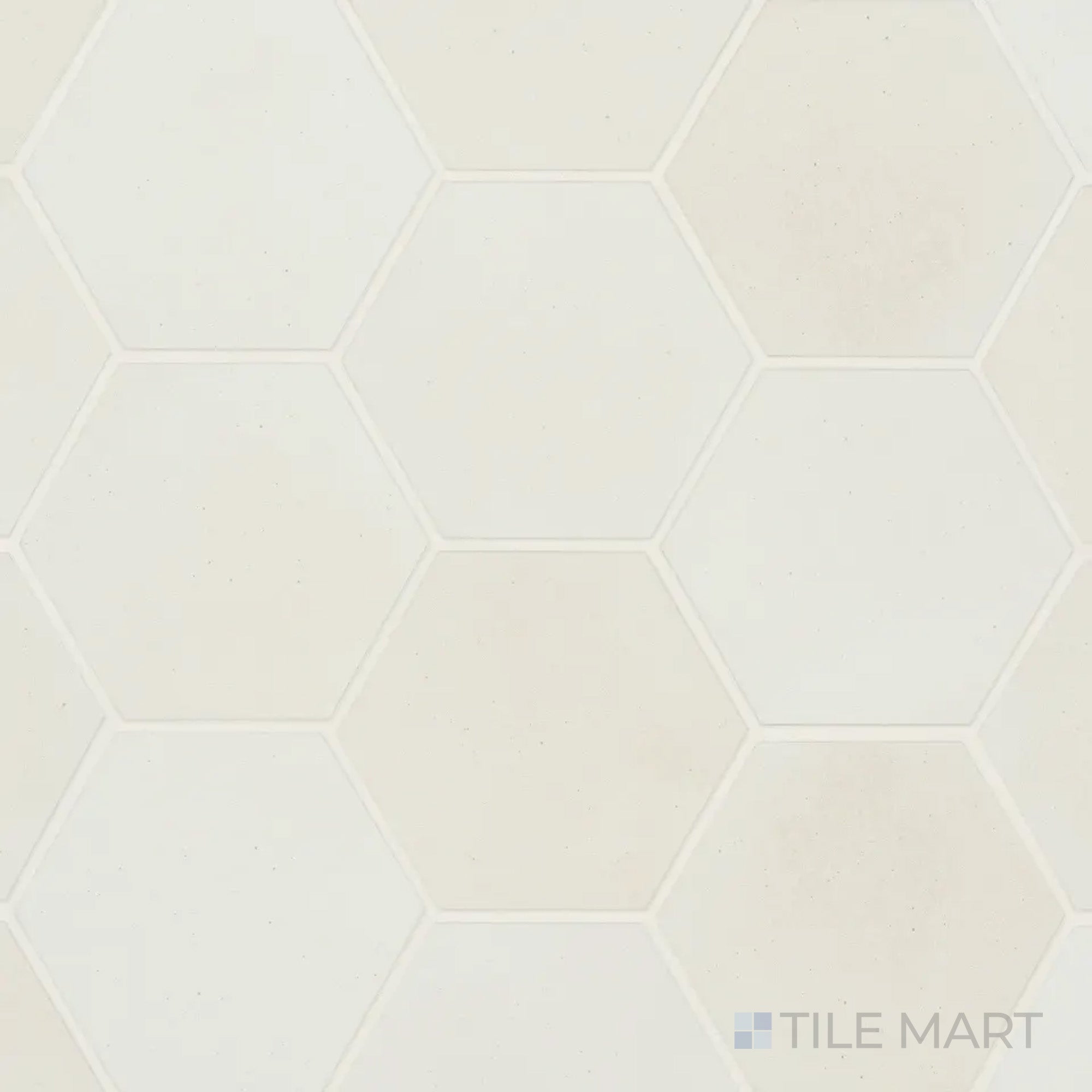 Celine White 4" Hex Matte Glazed Porcelain | Tilemart
