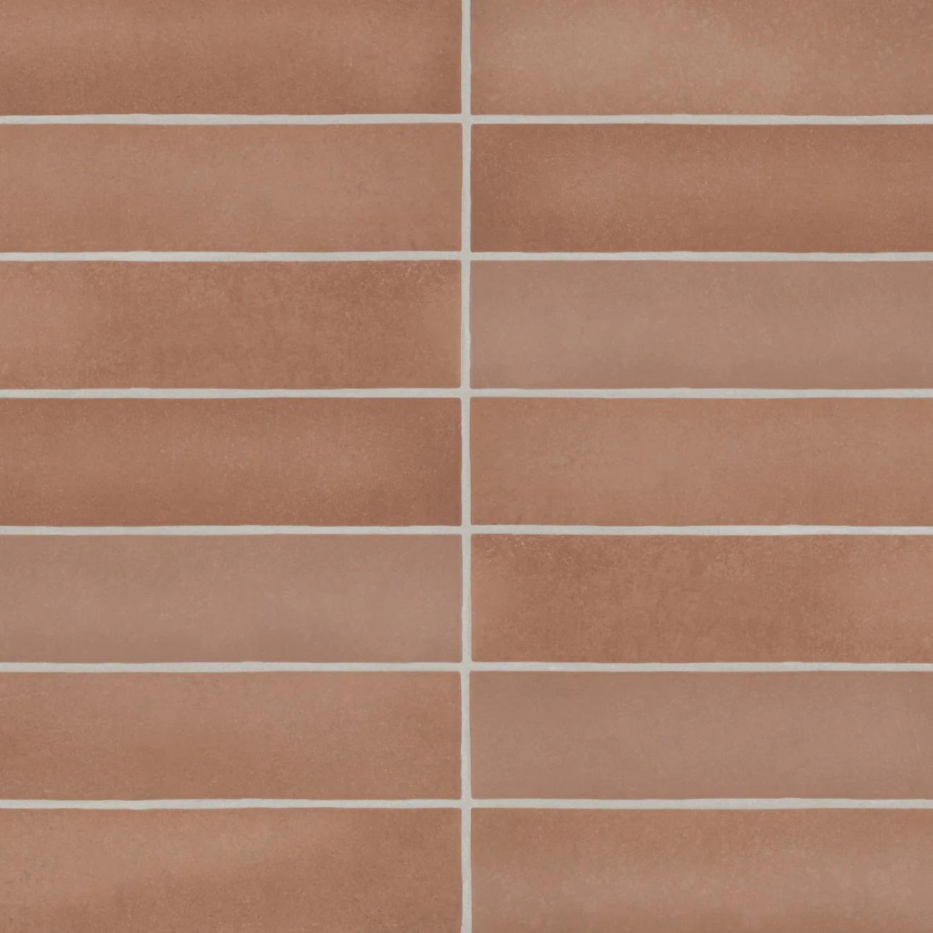 Makoto Umi Terracotta 2.5X10 Matte Ceramic | Tilemart