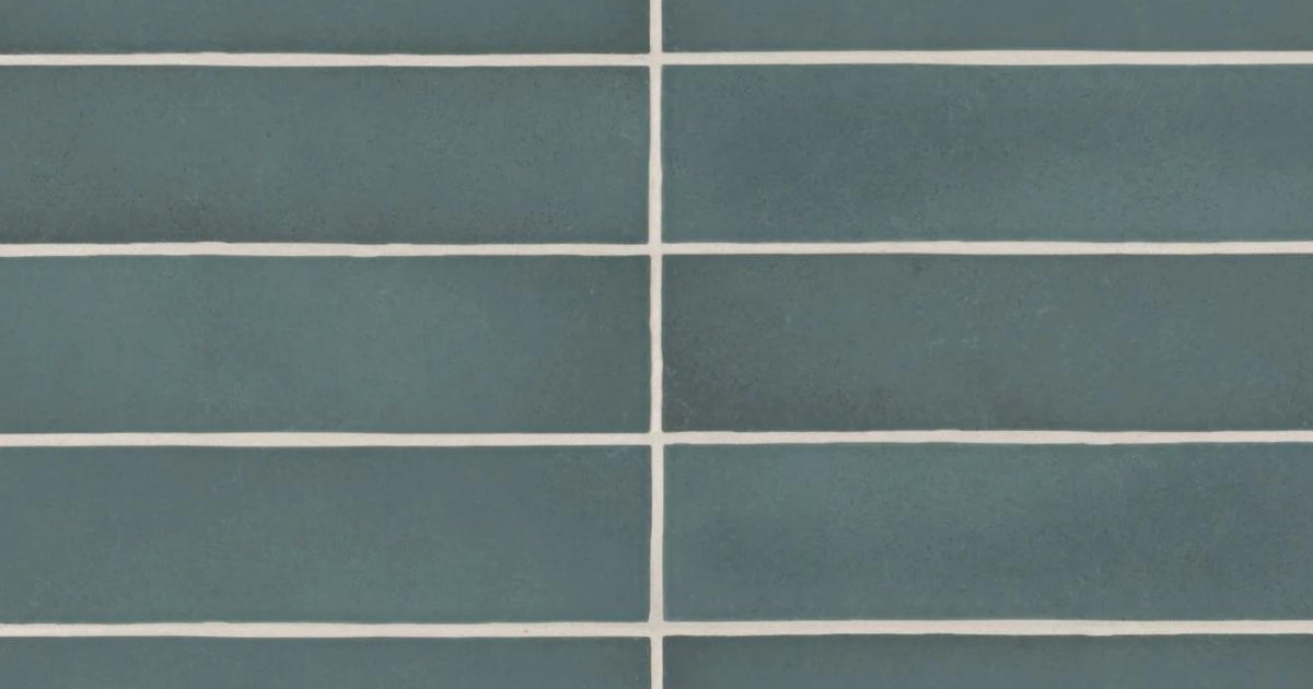 Makoto Arashi Blue 2.5X10 Matte Ceramic Subway Tile | Tilemart