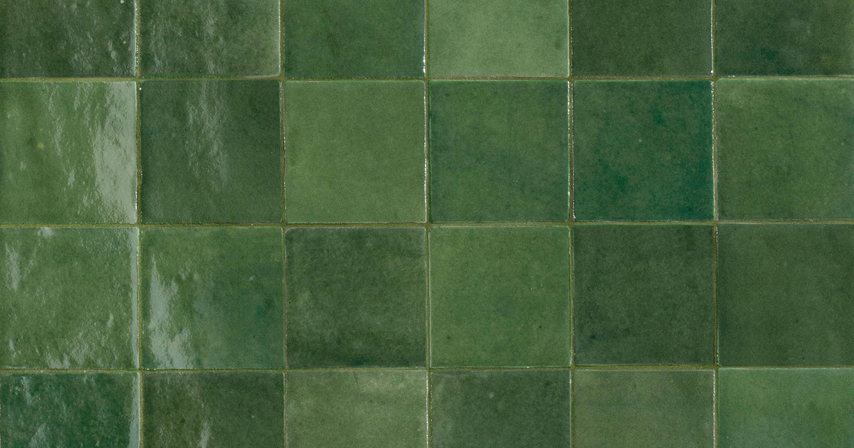 Zellige Neo Bosco 4X4 Glossy Glazed Ceramic Tile | Tilemart